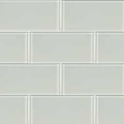 Arctic Ice 3x6x8mm Glass Subway Tile - Kitchen Cabinets & Tiles, NJ ...