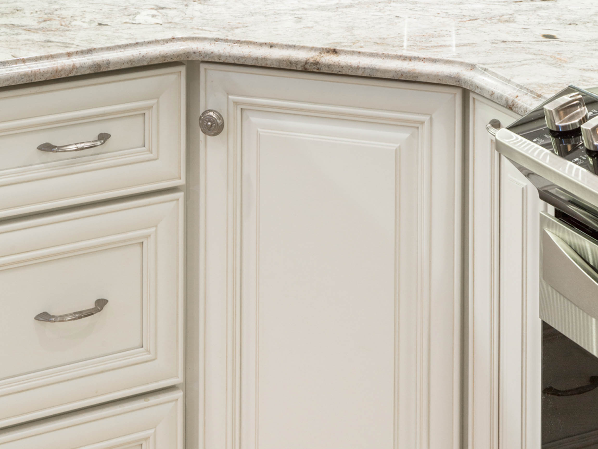 Arctic on Maple Flush Inset using Bristol Door - Kitchen Cabinets ...