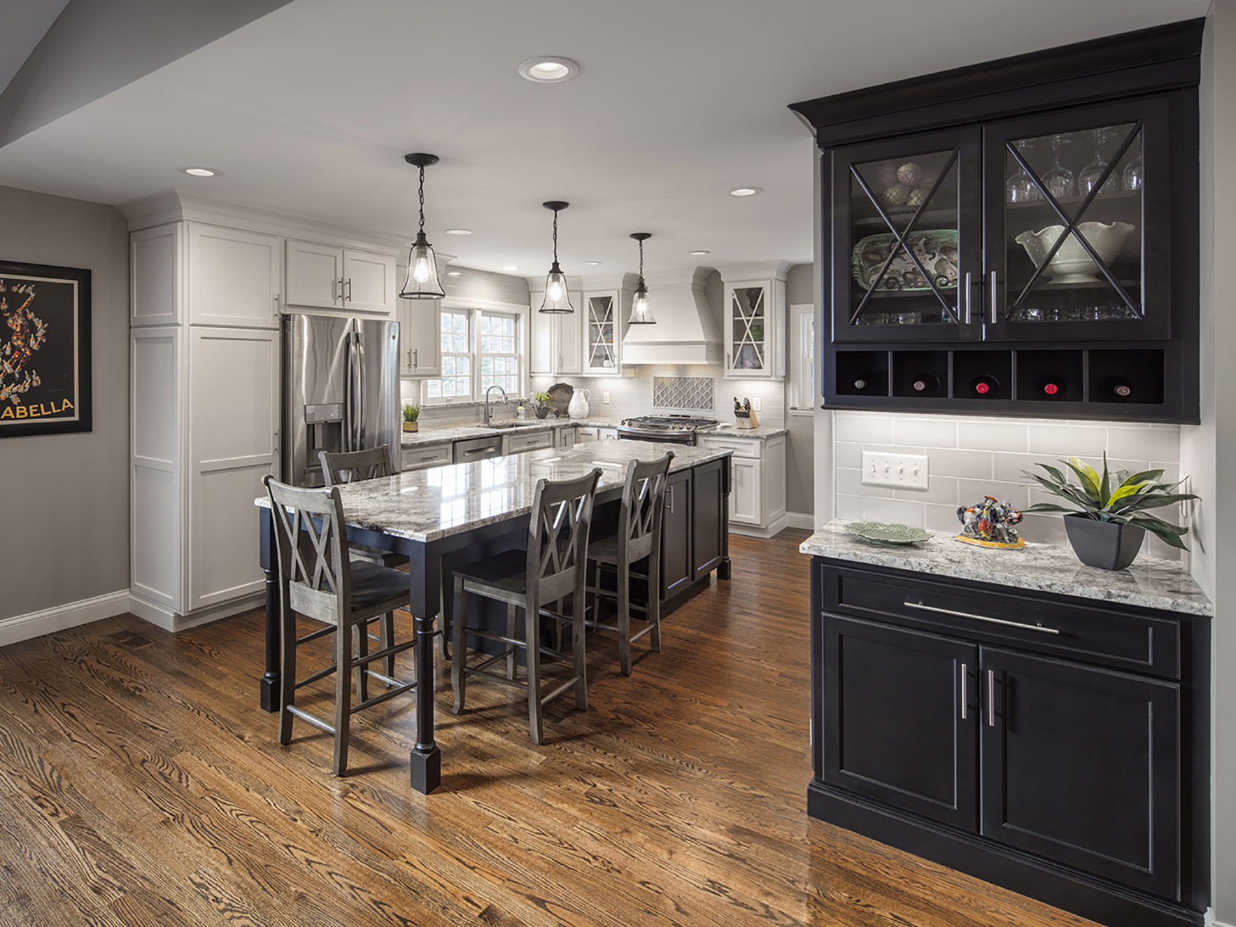 Oceanside on Maple Flush Inset using New Haven Door - Kitchen Cabinets ...