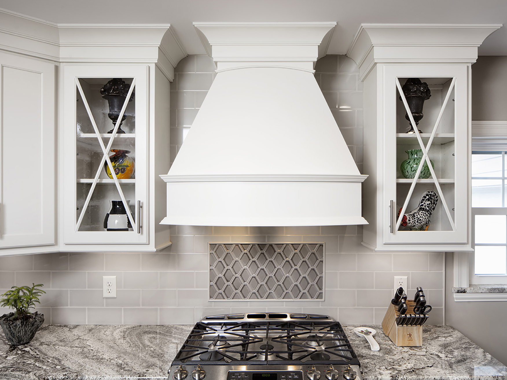 Repose Gray on Maple Standard Overlay using Square Flat Door - Kitchen ...