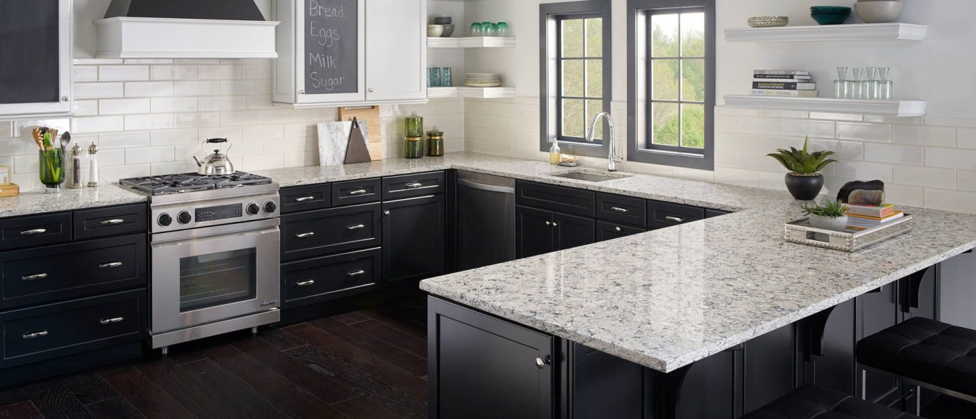 Pacific Salt Quartz Countertop - Kitchen Cabinets & Tiles, NJ | Art of ...