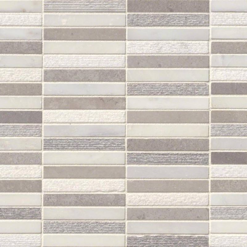 Linea Mixed Finish Pattern Backsplash Tile - Kitchen Cabinets & Tiles ...