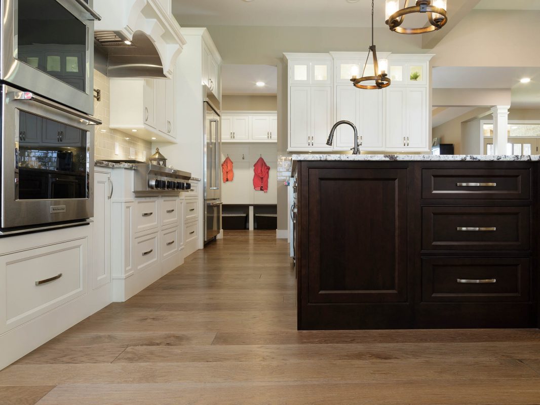 Polar on Maple Beaded Inset using Hanover Door - Kitchen Cabinets ...